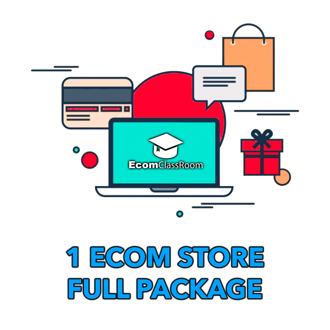PRE-BUILT STORE + COURSE – EcomClassRoom